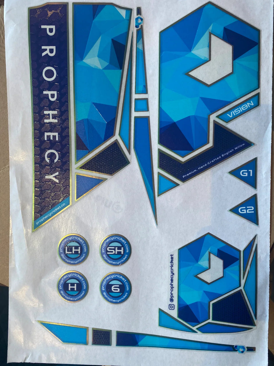 Prophecy Bat Stickers, Refurbs & Accessories – Prophecy Cricket bats ...